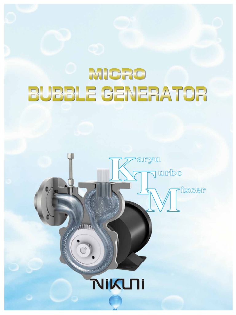 KTM Micro Bubble Generator | PDF