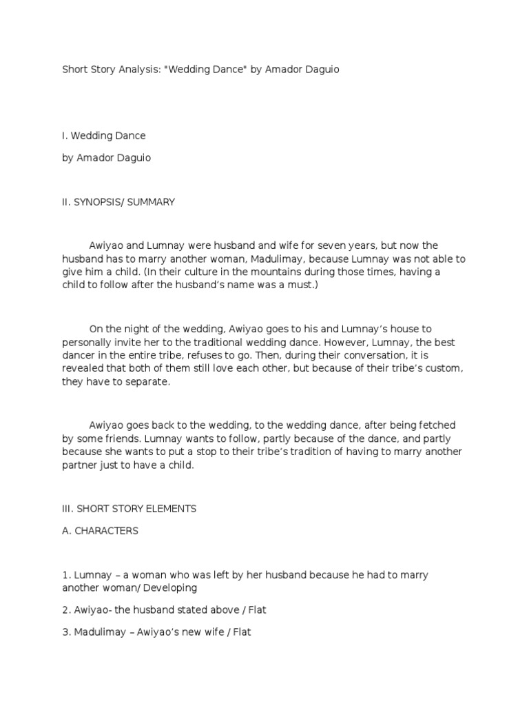 Short Story Analysis | PDF | Narration