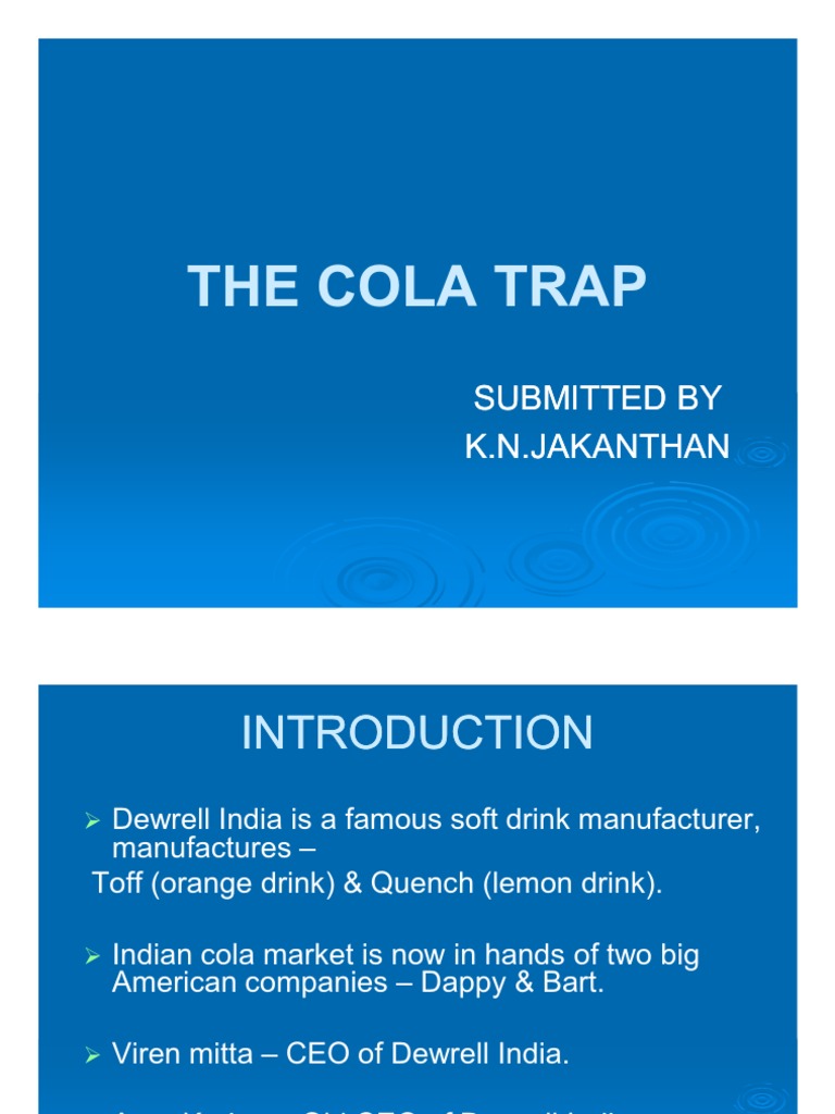 The Cola Trap | PDF | Brand | Retail