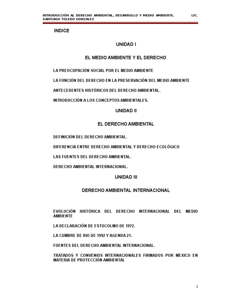 Antologia Introduccion Al Derecho Ambiental Grupo 701 Upav Sep 2015