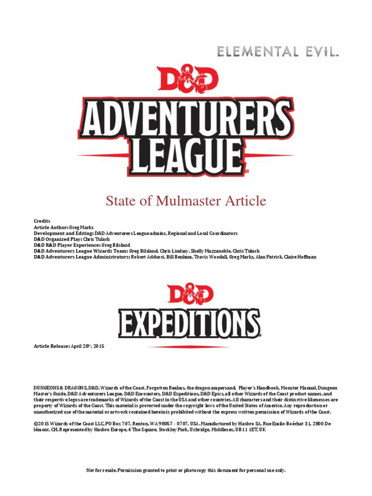 Mulmaster Cloaks Logsheet | PDF | Dungeons & Dragons