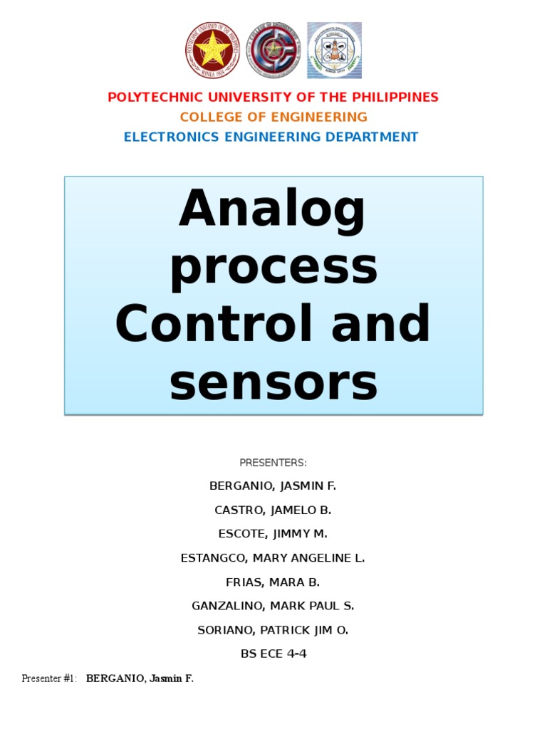 Analog Process Control and Sensors | PDF | Control Theory | Actuator