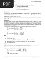 Haaland Equation | PDF | Fluid Mechanics | Liquids