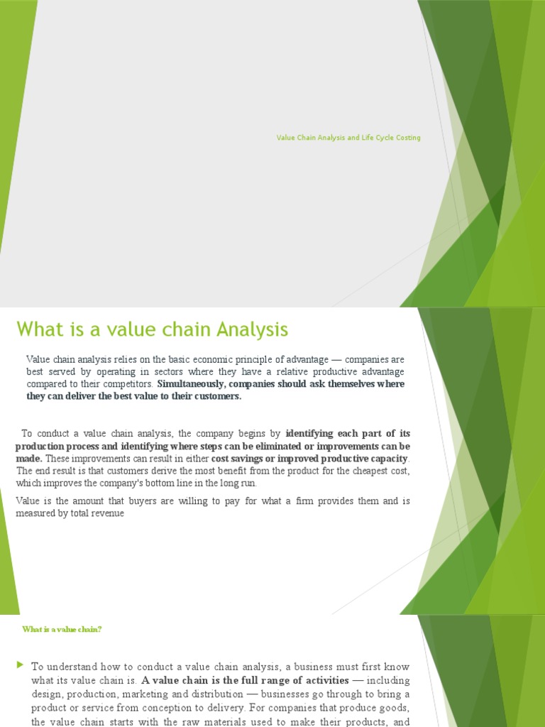 Value Chain Analysis | PDF | Competitive Advantage | Value (Economics)