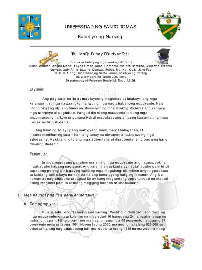 Unibersidad NG Santo Tomas Kolehiyo NG Narsing | PDF