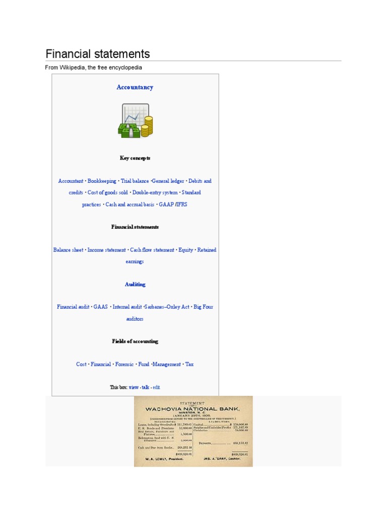 Financial Statements | Download Free PDF | Financial Statement | Accounting
