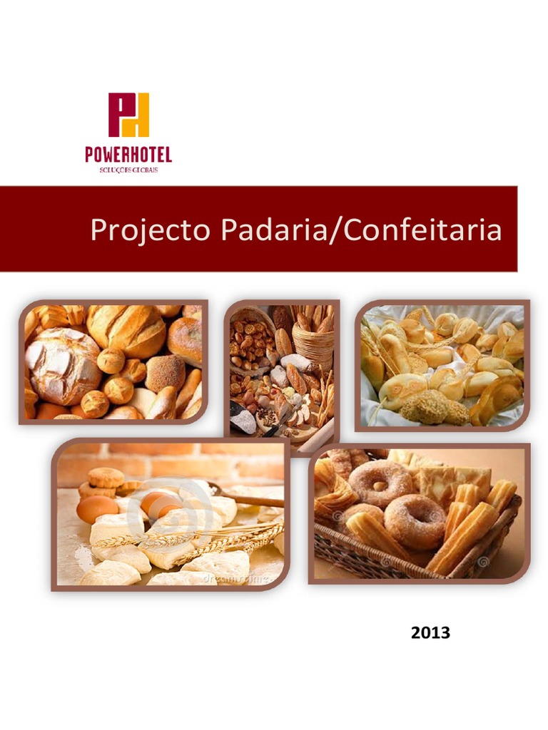Projeto de Padaria e Confeitaria | PDF | Pães | Alimentos
