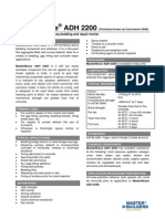 Technical Data Sheet Masterbrace 2200 | PDF | Concrete | Epoxy