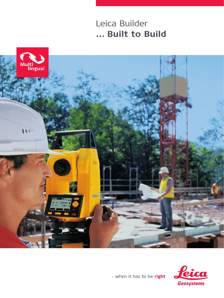 Leica Builder en | PDF | Computing And Information Technology | Science