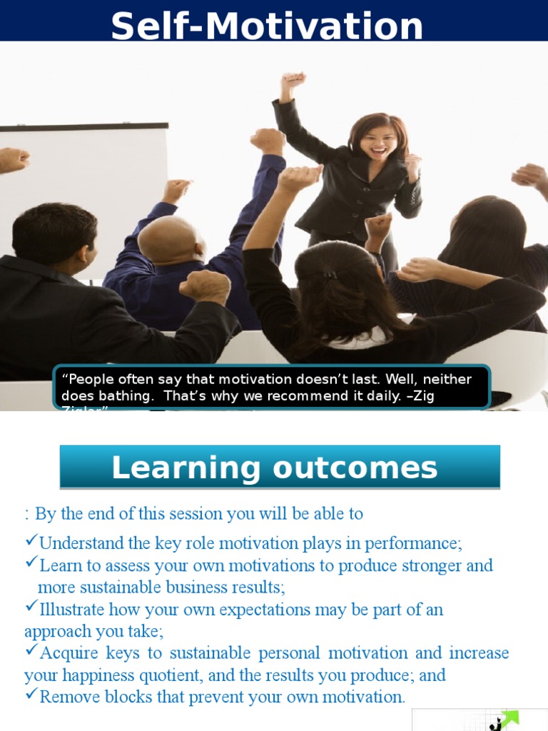Keys to Personal Motivation Skills | PDF | Goal | Motivation