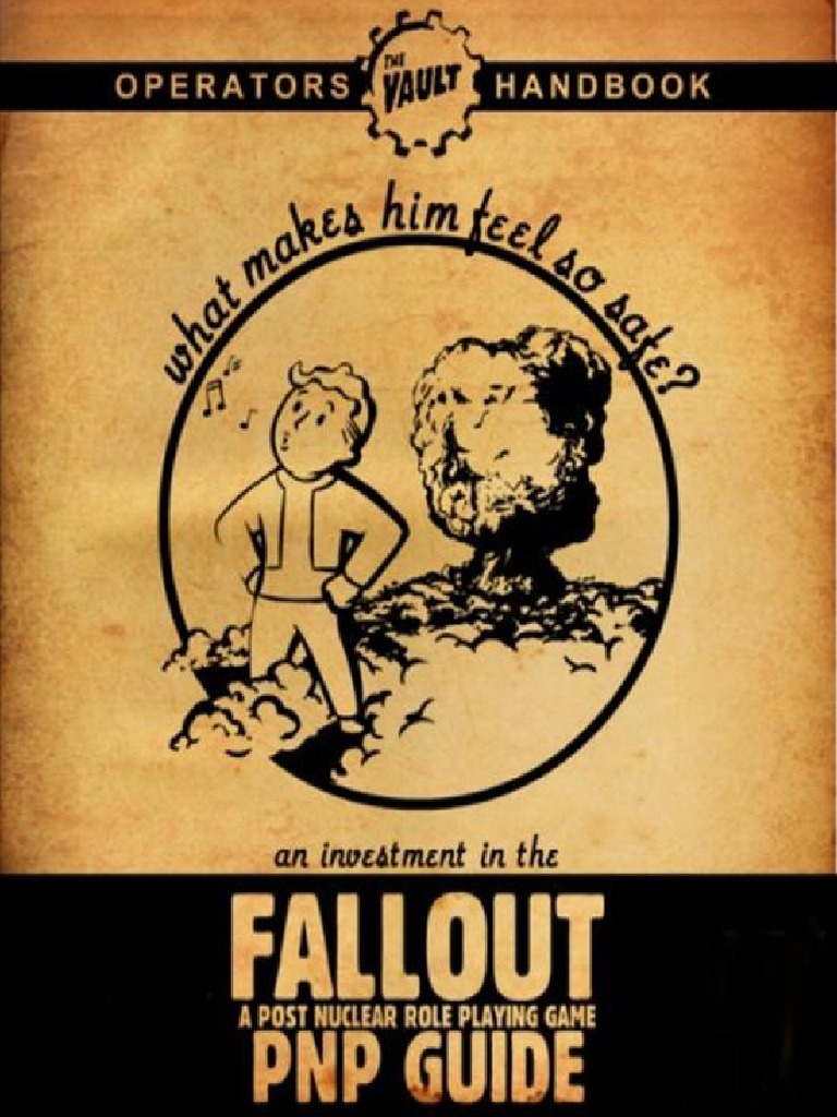 Fallout PNP - Operator's Handbook | PDF | Leisure | Nature