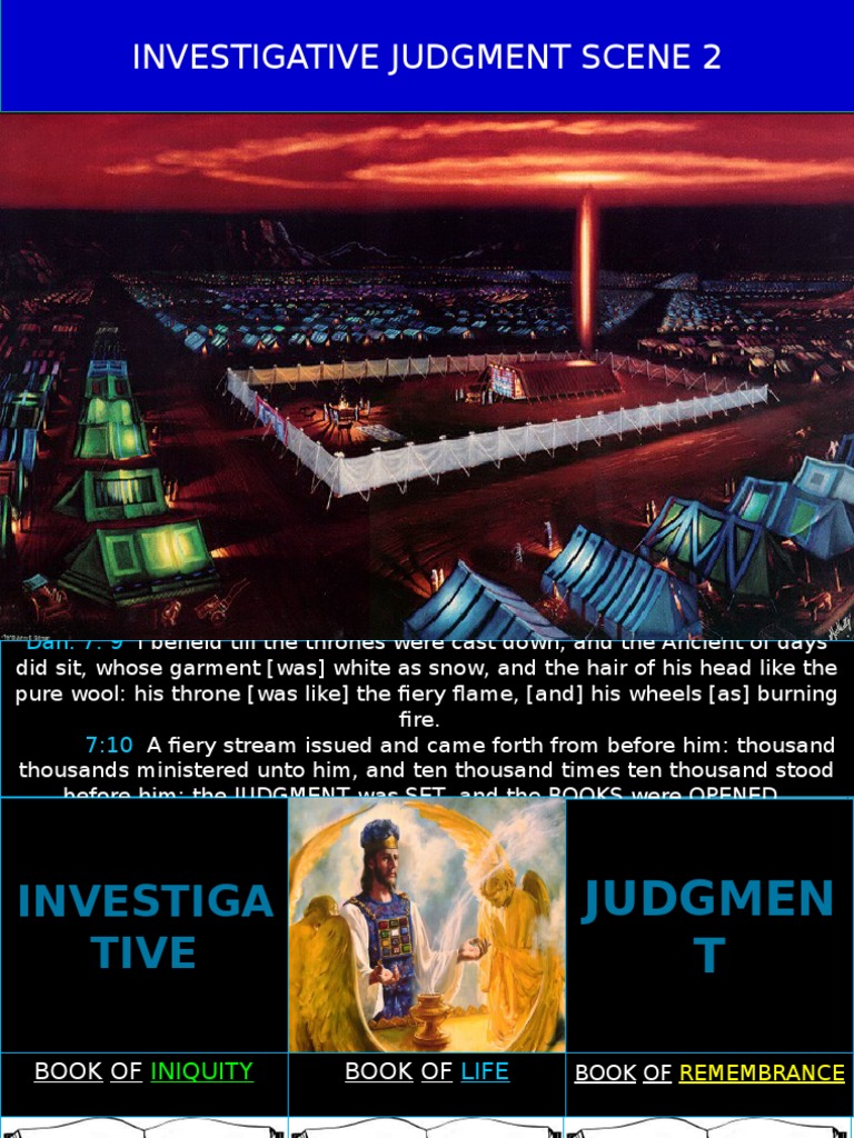 INVESTIGATIVE JUDGMENT SCENE 2.pptx | Jesus | Last Judgment