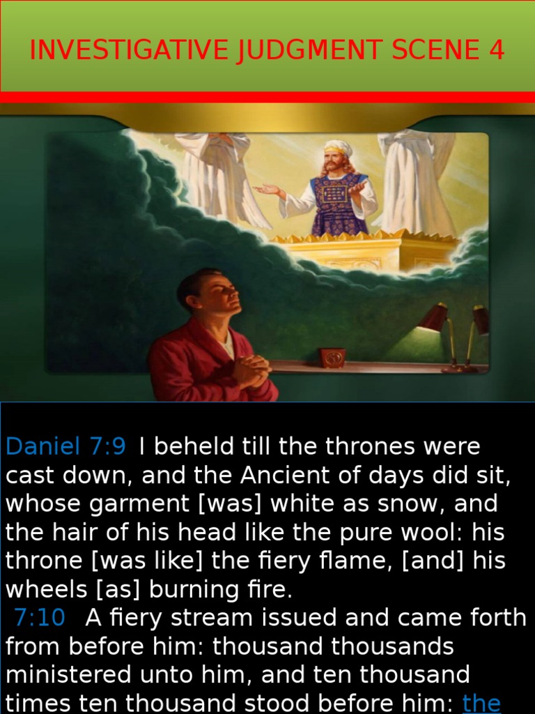 Investigative Judgment Scene 4 | PDF | Seventh Day Adventist Church ...