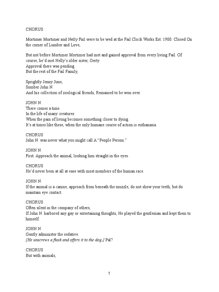 Failure A Love Story Edit Script | PDF | Nature