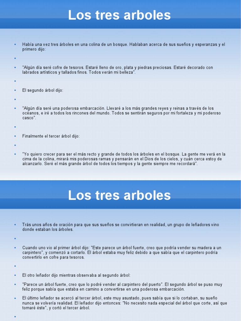 Los Tres Arboles | PDF | Ocio
