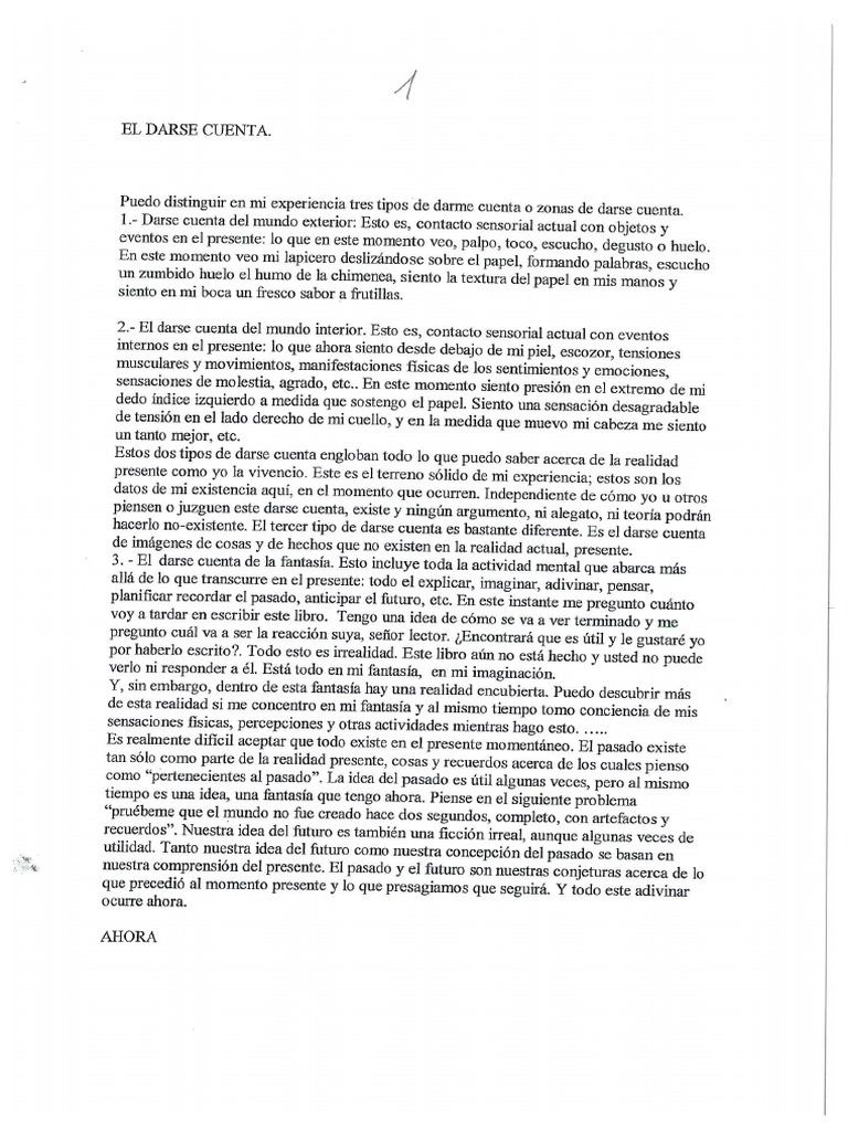 EL DARSE CUENTA-Gestalt | PDF
