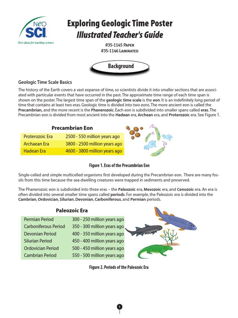Geologic Time | PDF | Geologic Time Scale | Plate Tectonics