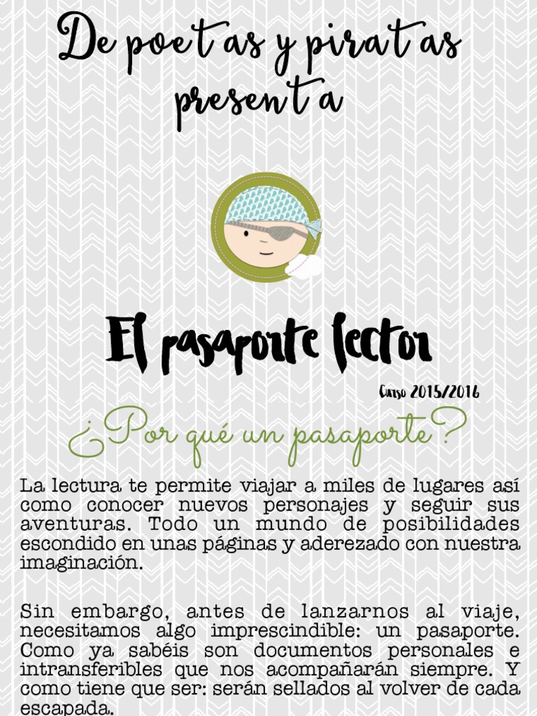 Pasaporte Lector: Guía Creativa | PDF
