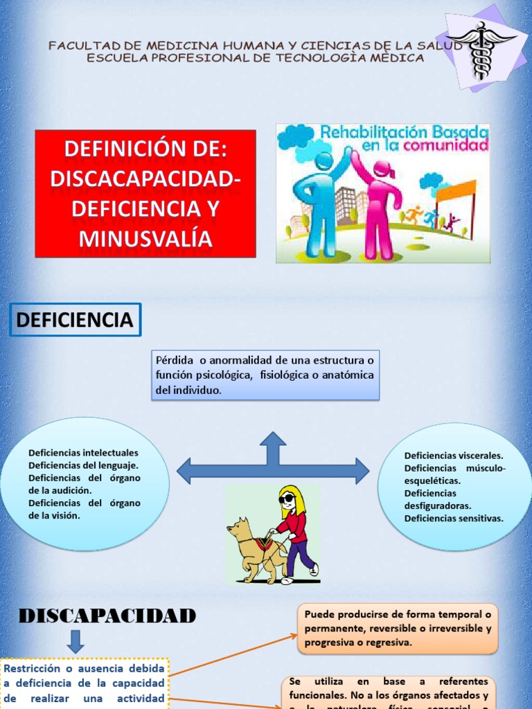 Deficiencia | PDF | Invalidez | Ciencia cognitiva