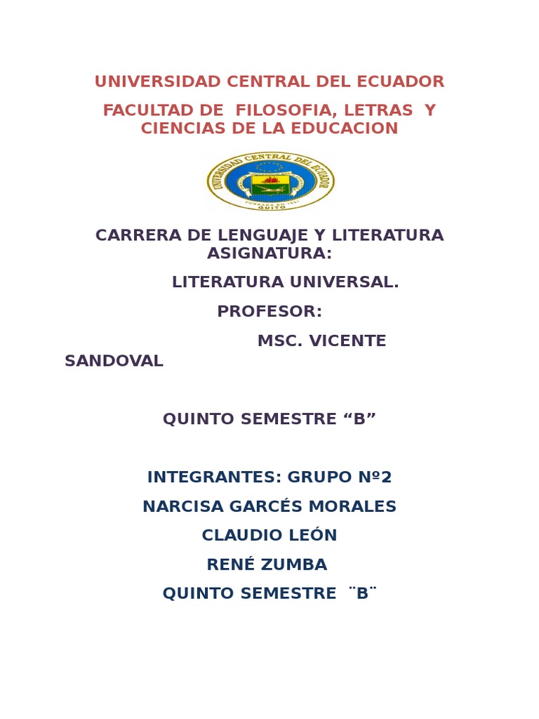 Poesía Época Colonial | PDF