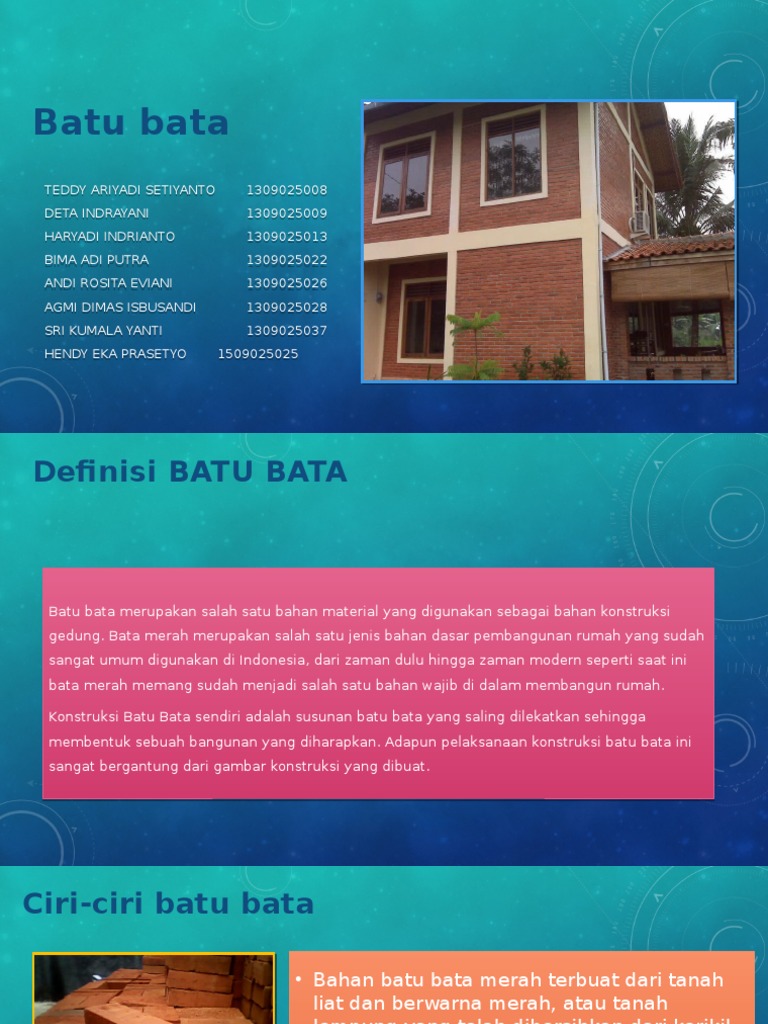 Definisi Batu Bata | PDF