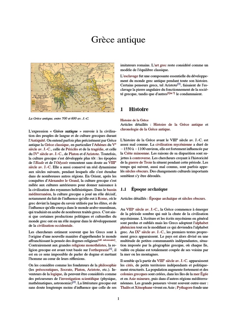 Grèce Antique | PDF | Grèce ancienne