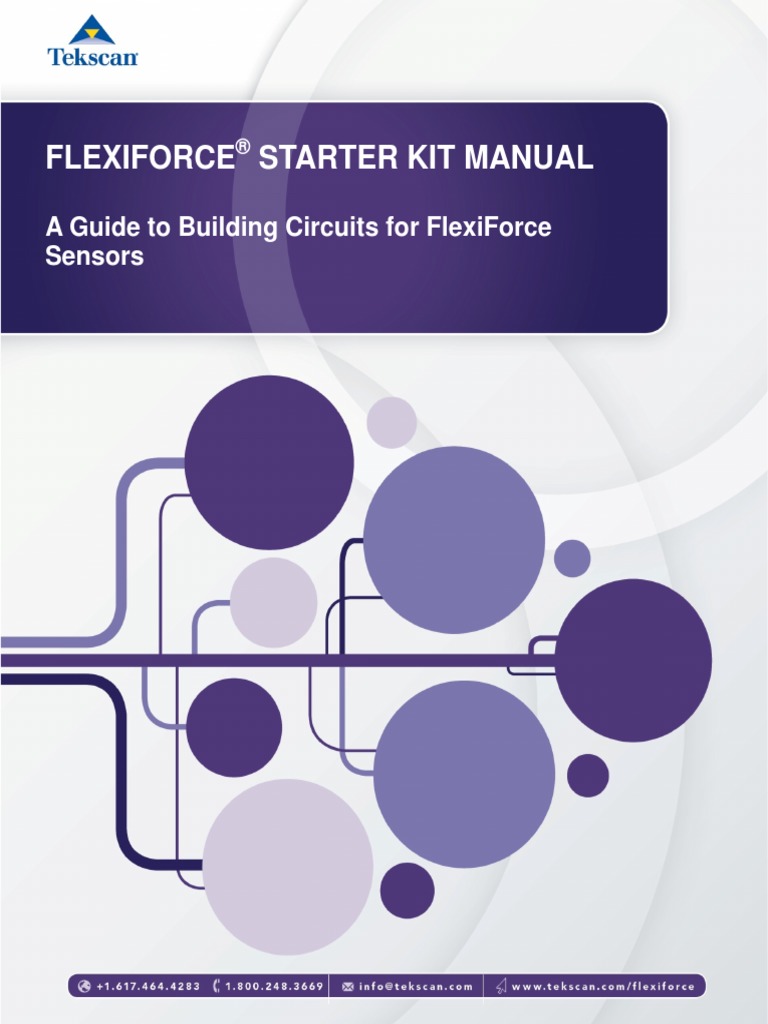 FlexiForce Starter Kit (Rev B) | PDF | Electronic Circuits | Electrical Network