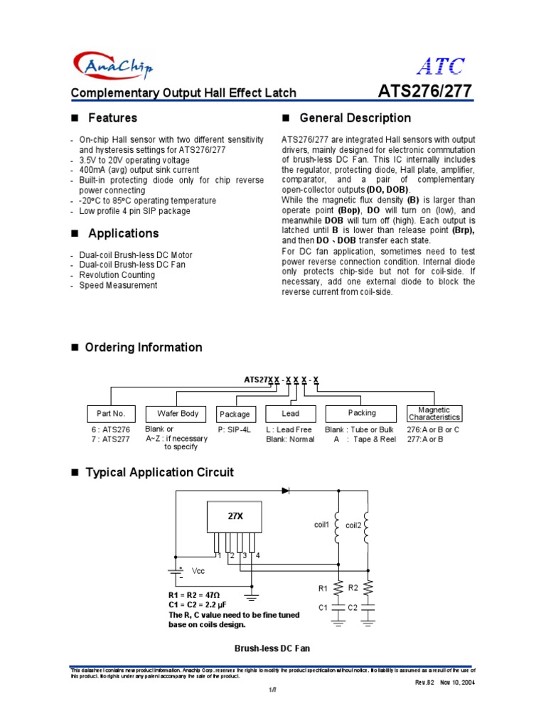 Sensor 276 | PDF | Diode | Components