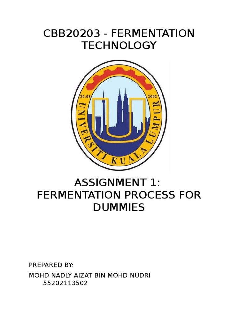 Fermentation For Dummies | PDF | Fermentation | Biology