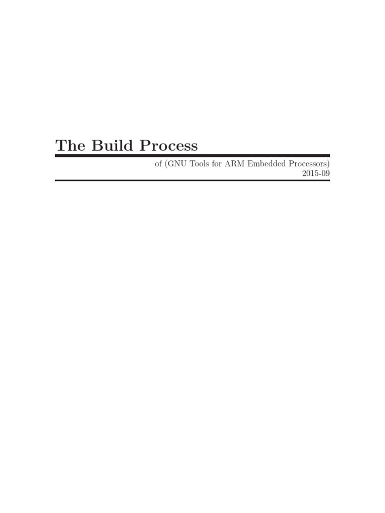 How To Build Toolchain | PDF | Technology & Engineering