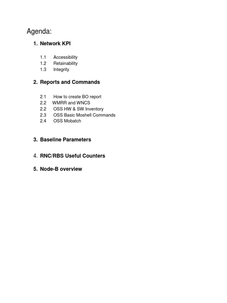 Ericsson RBS Overview and Simple Commands & Guideline | PDF | Computer ...