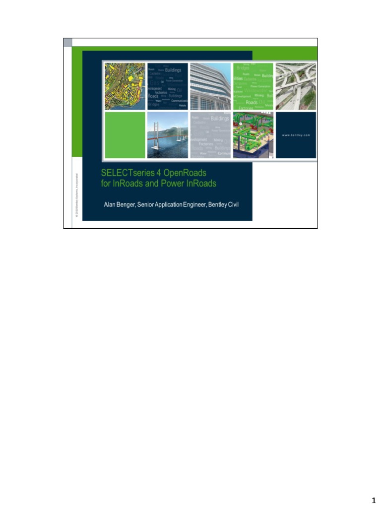 SELECTseries 4 OpenRoads For InRoads | PDF | Icon (Computing) | 3 D ...
