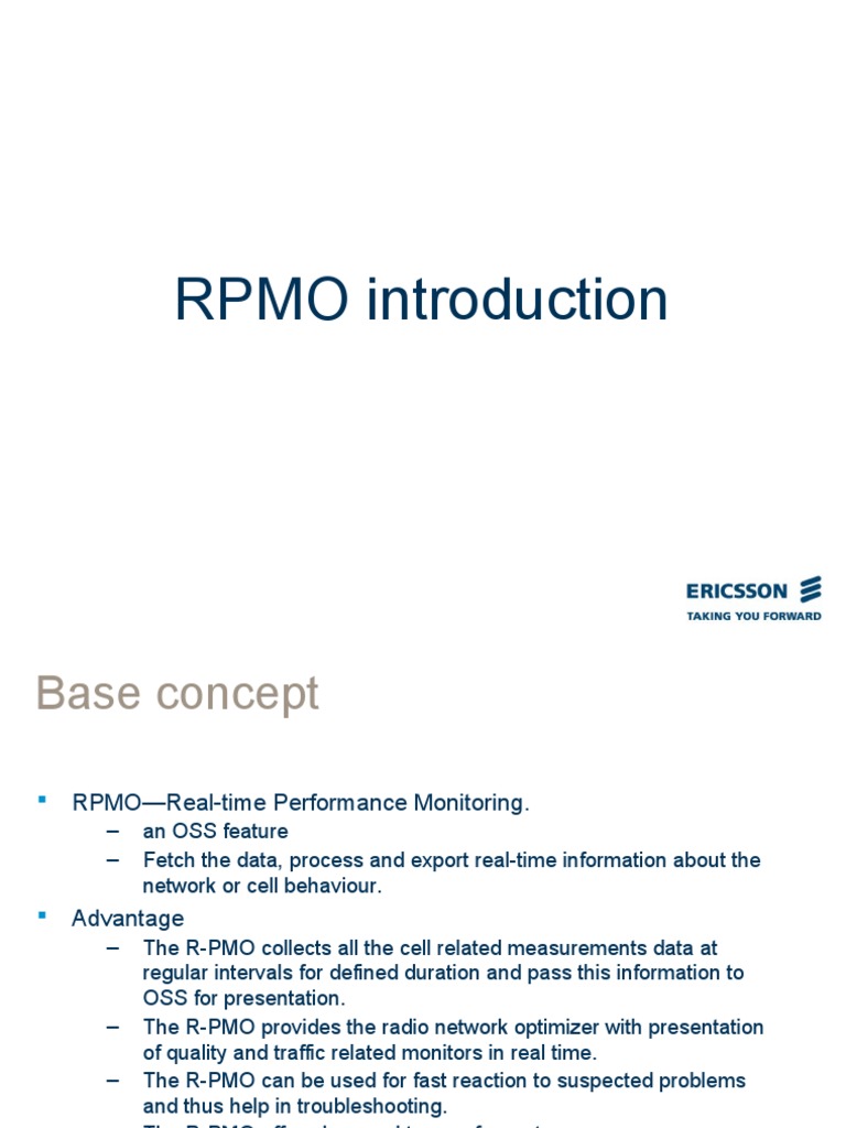 RPMO Introduction | PDF | General Packet Radio Service | Software