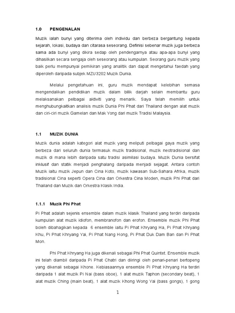 5) Isi Perut Muzik Dunia | PDF