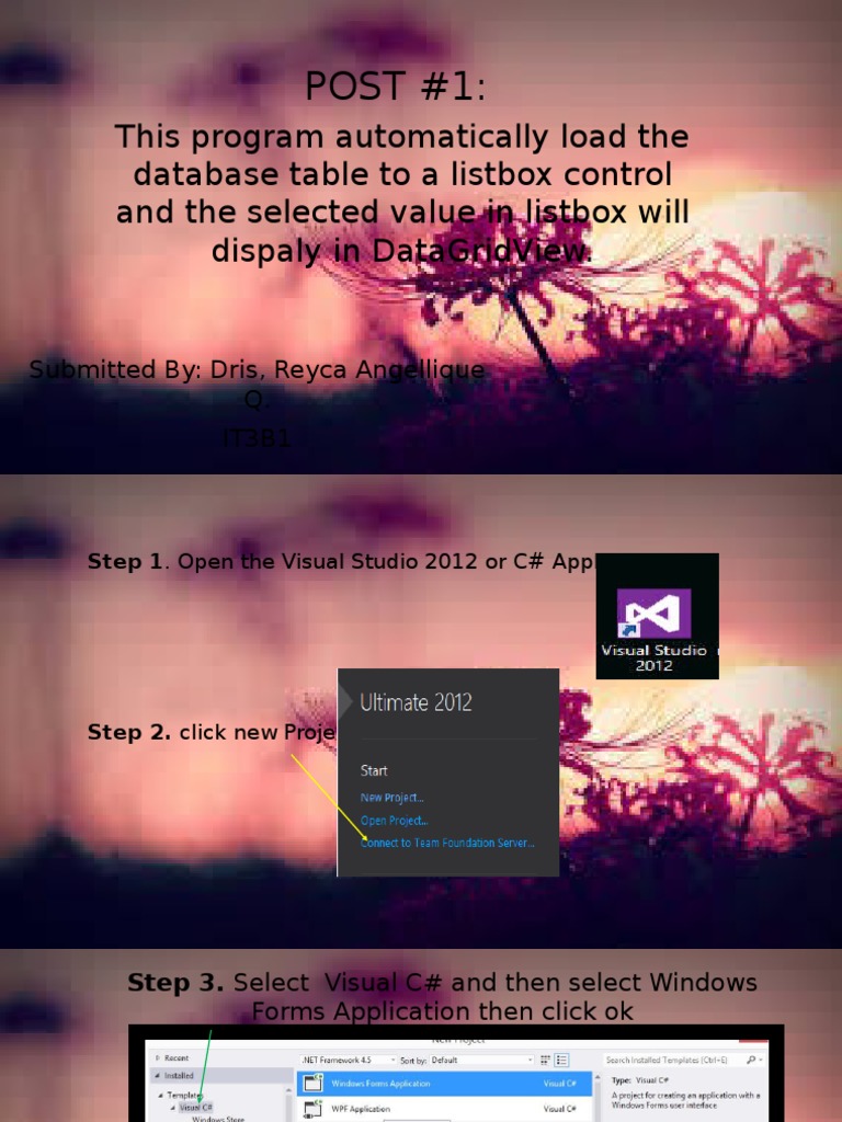 Load Database to ListBox in C# | PDF | Career & Growth | Computers