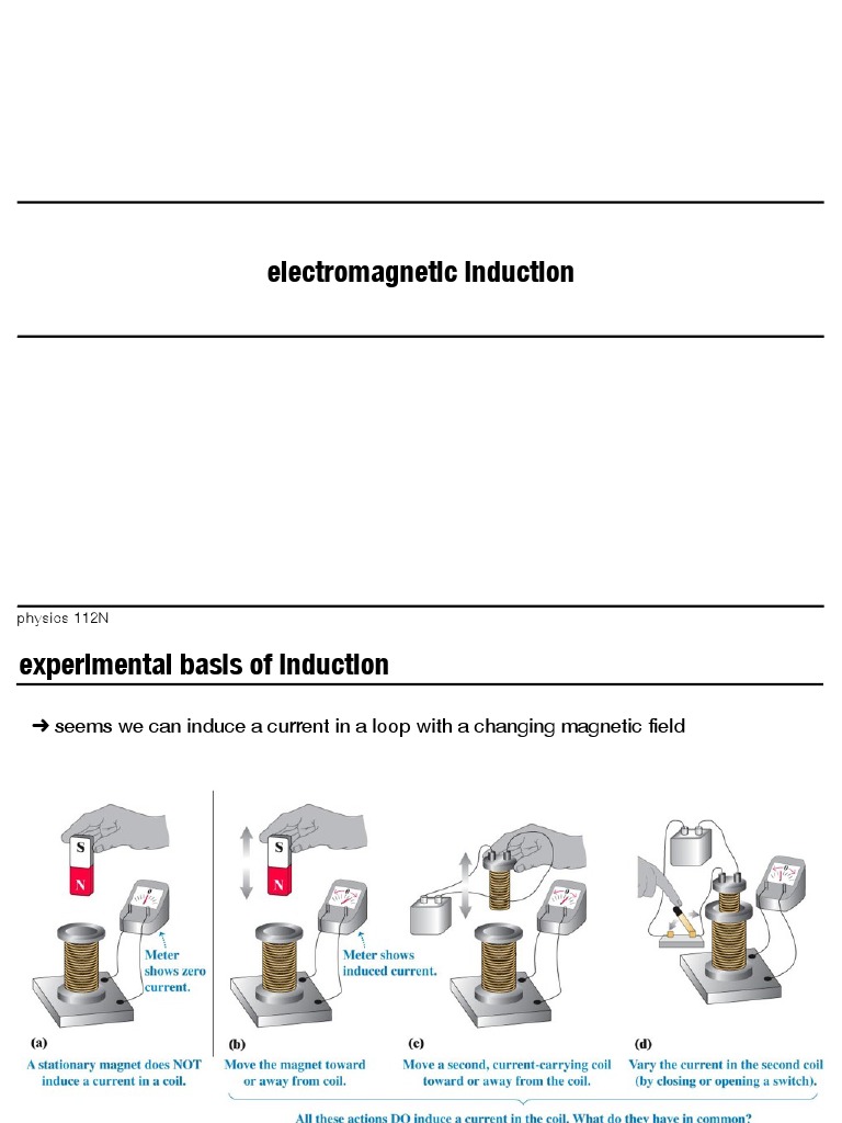 Induction Notes | Download Free PDF | Electromagnetic Induction ...