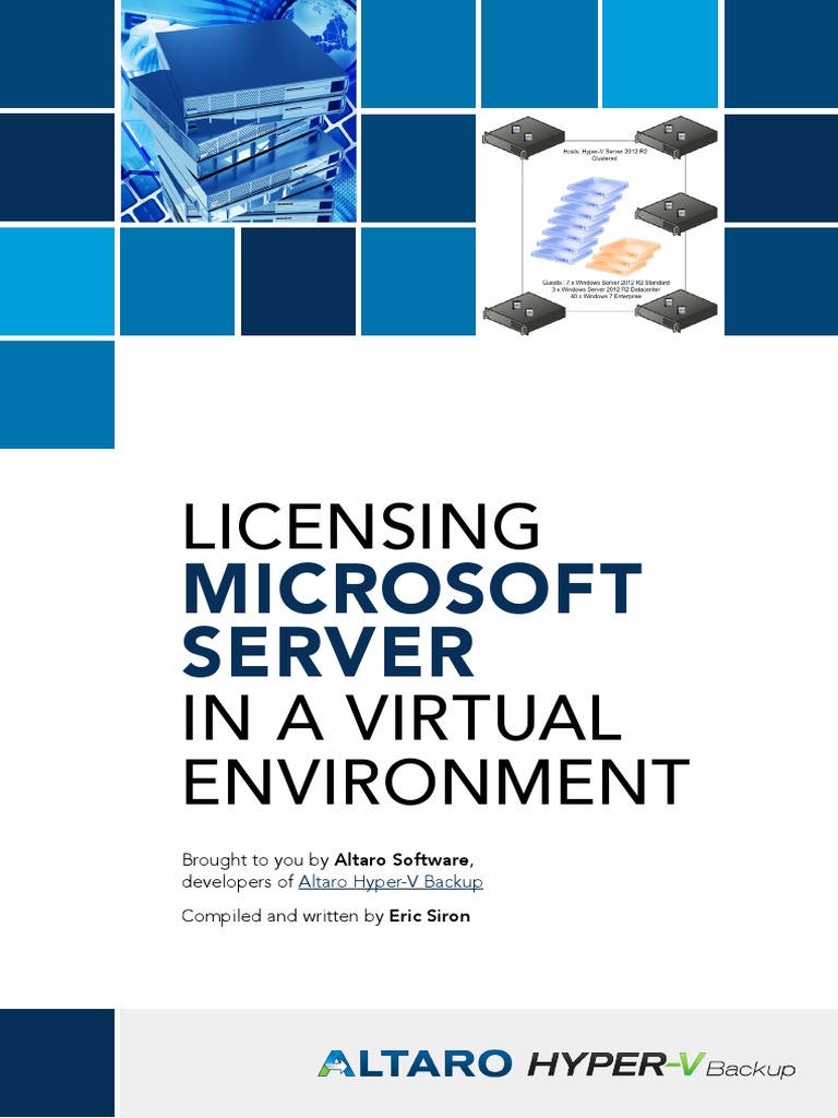 Microsoft Server Virtualization Licensing Ebook | PDF | Hyper V | Virtual Machine