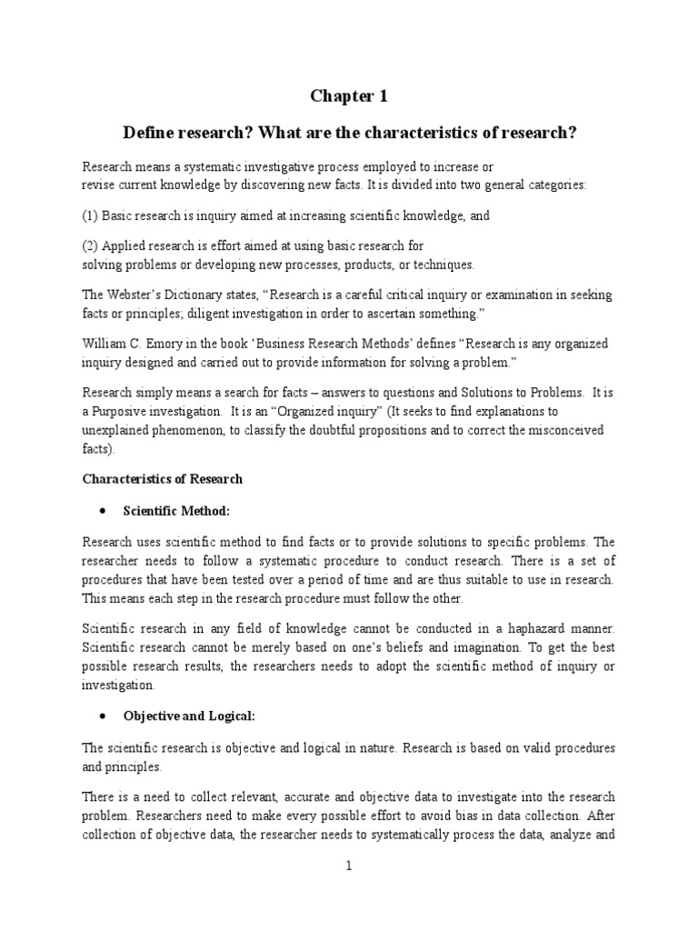 RM Project | PDF | Basic Research | Scientific Method