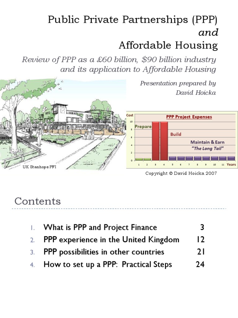 Public Private Partnerships (PPP) and Affordable Housing by David ...