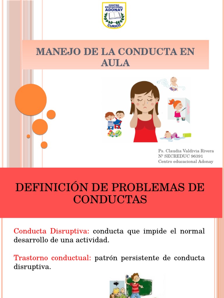 Estrategias para Manejo de Conducta Escolar | PDF | Disciplinas ...