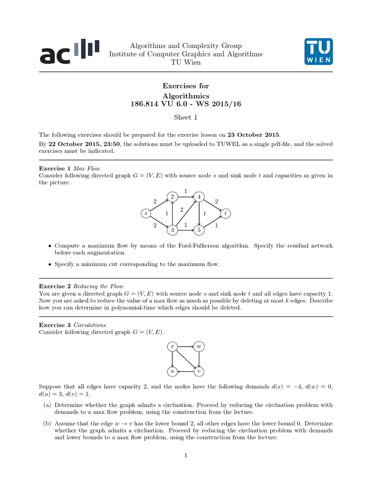 Exercises Block1 | PDF | Computational Complexity Theory | Theoretical Computer Science
