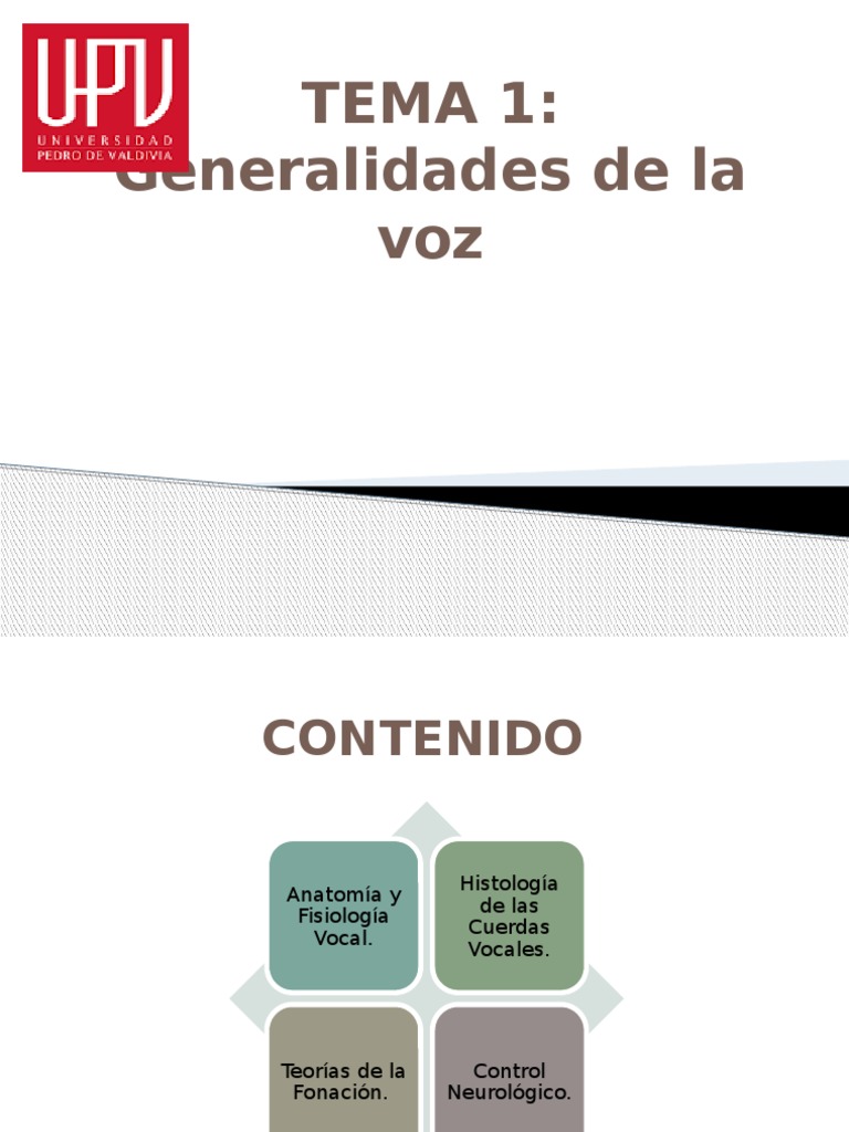Generalidades de La Voz | PDF | Laringe | Cabeza y cuello humanos