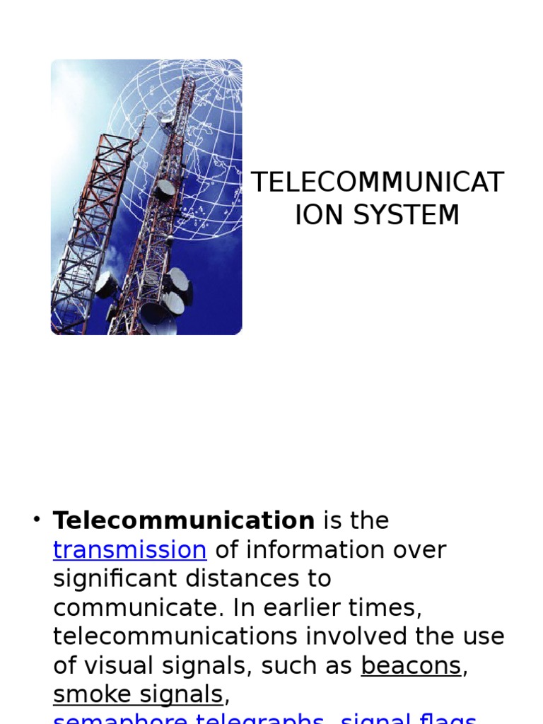 Telecommunication System 1 | PDF | Duplex (Telecommunications ...