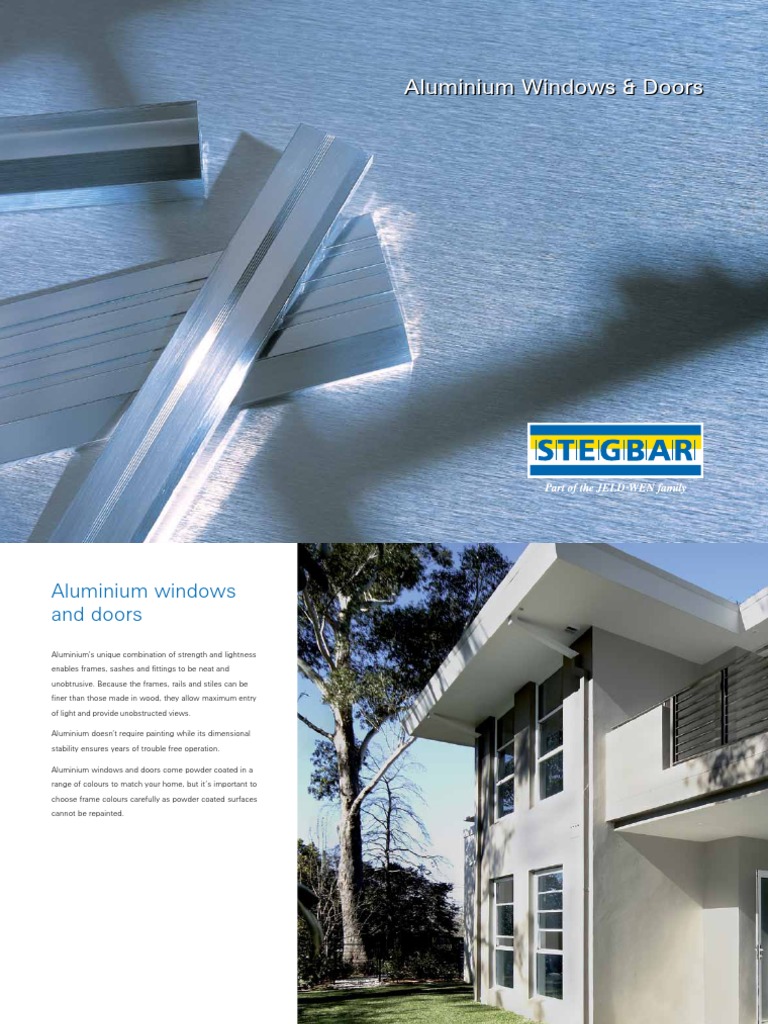 Stegbar Aluminium | PDF | Window | Door