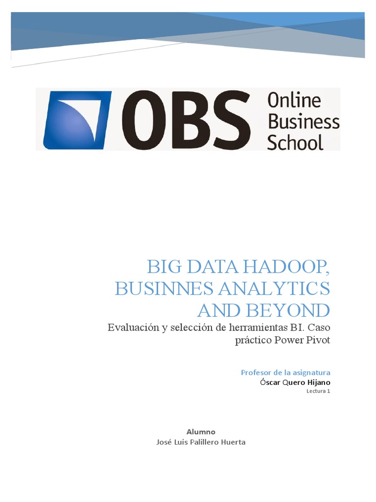Lectura 1 - Big Data Hadoop, Business Analytics and Beyond | Descargar ...