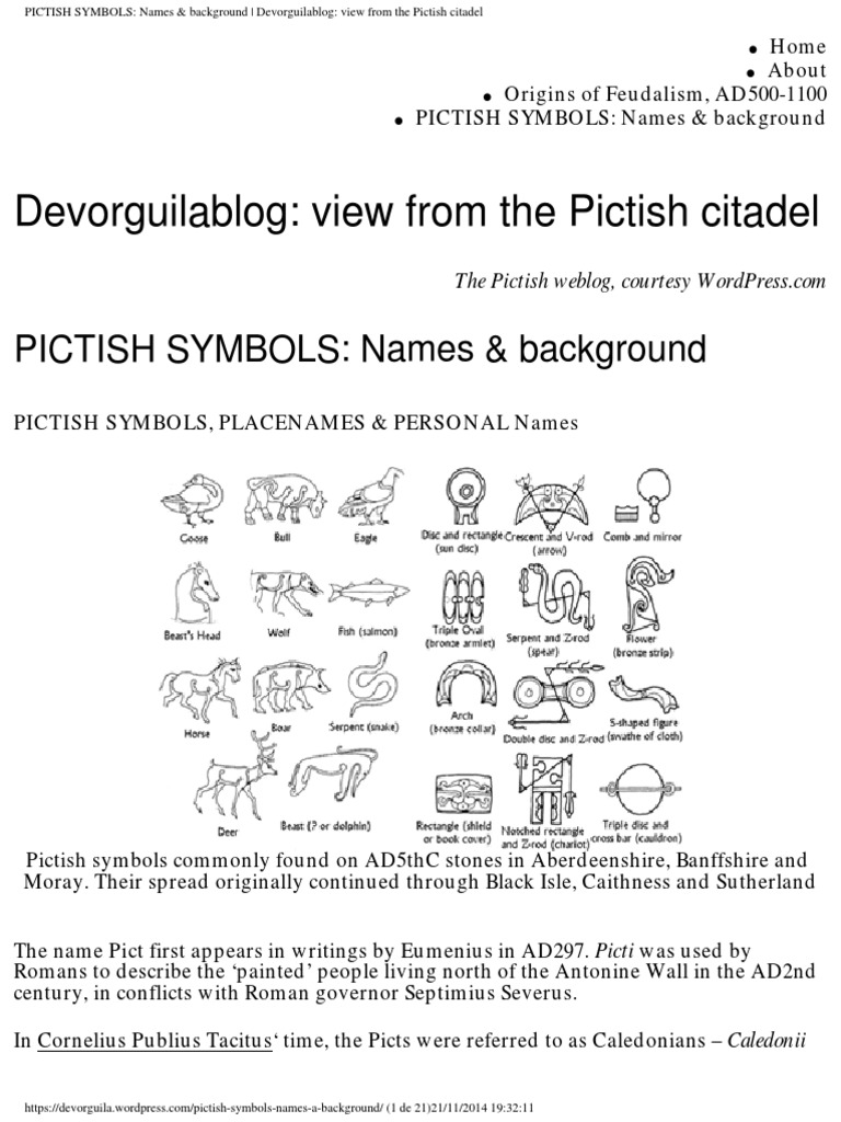 Pictish Symbols | PDF | Picts | Celtic Britons