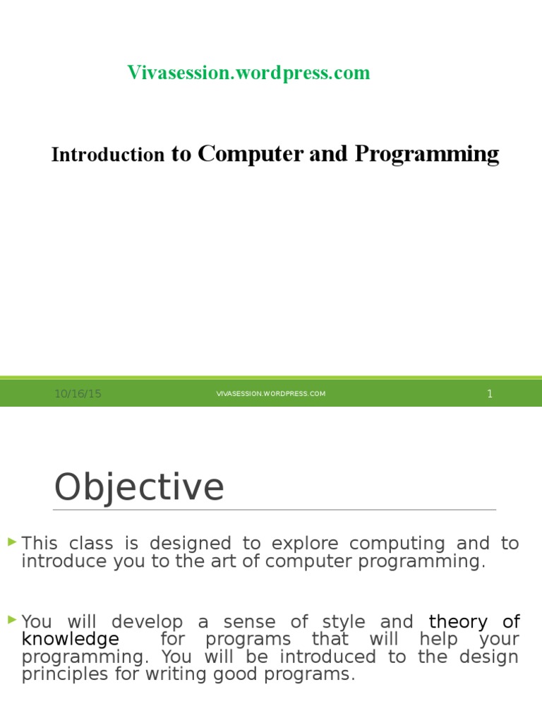 1-Introduction To Computer | PDF | Computer Data Storage | Computer Hardware