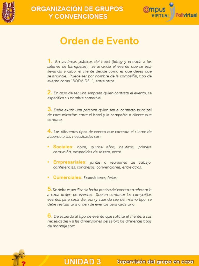 Orden de Evento | PDF | Hotel | Ocio