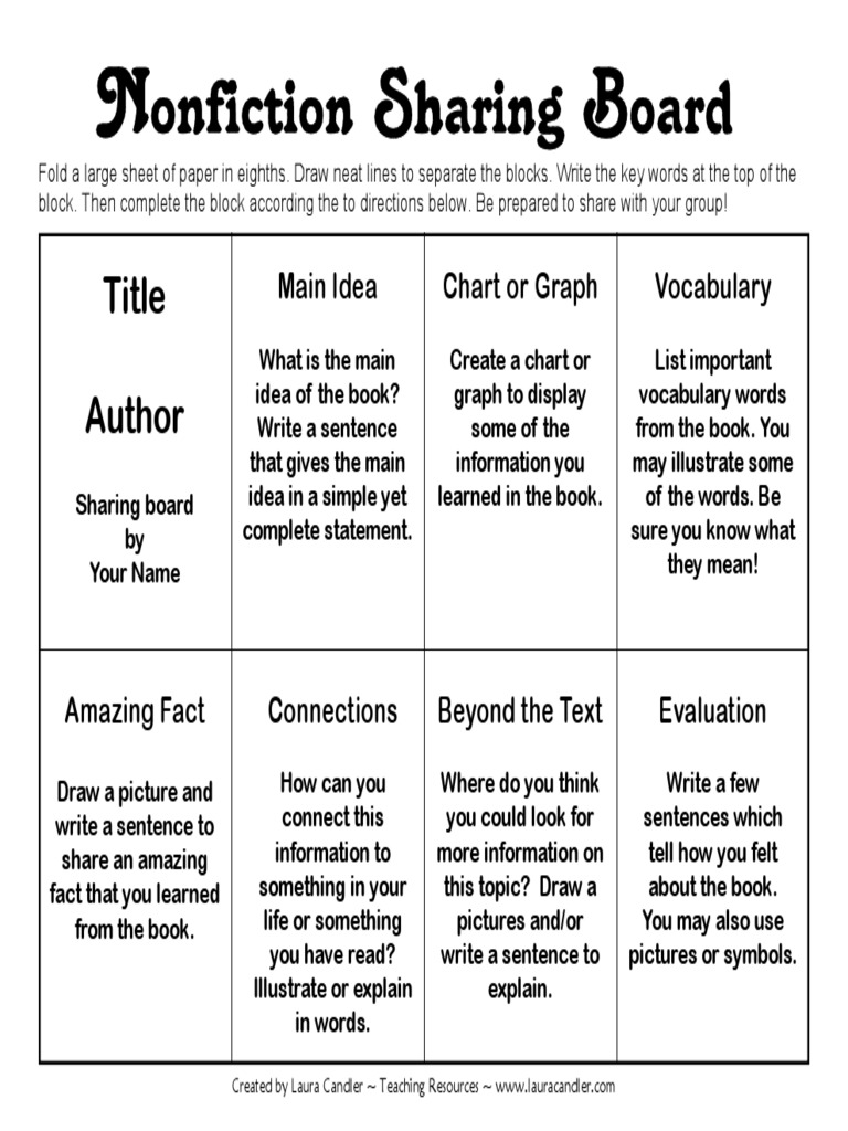 Student Book Report Guide | PDF