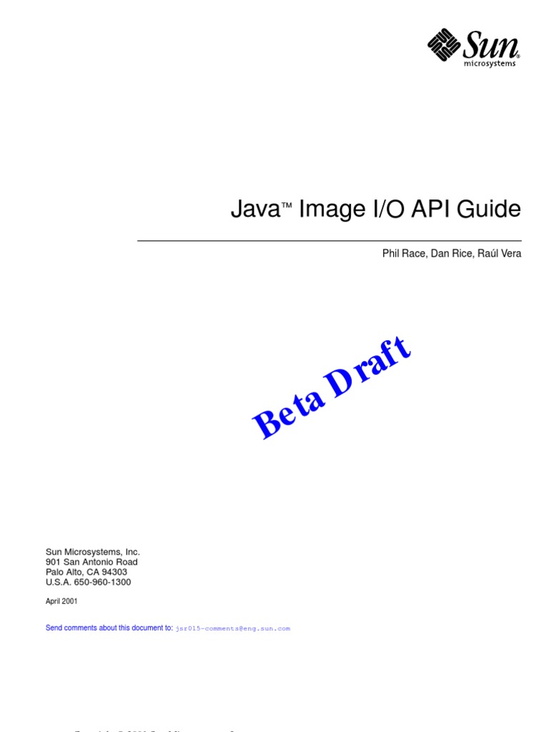 Java Imageio Guide | PDF | Xml | Metadata